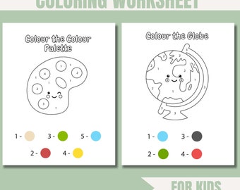 Printable Coloring Pages for Kids, Toddlers, Preschoolers, Coloring ...