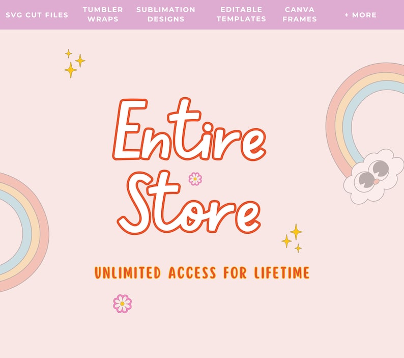 Entire Shop Access for Lifetime, Unlimited Downloads, All Past & Future ...