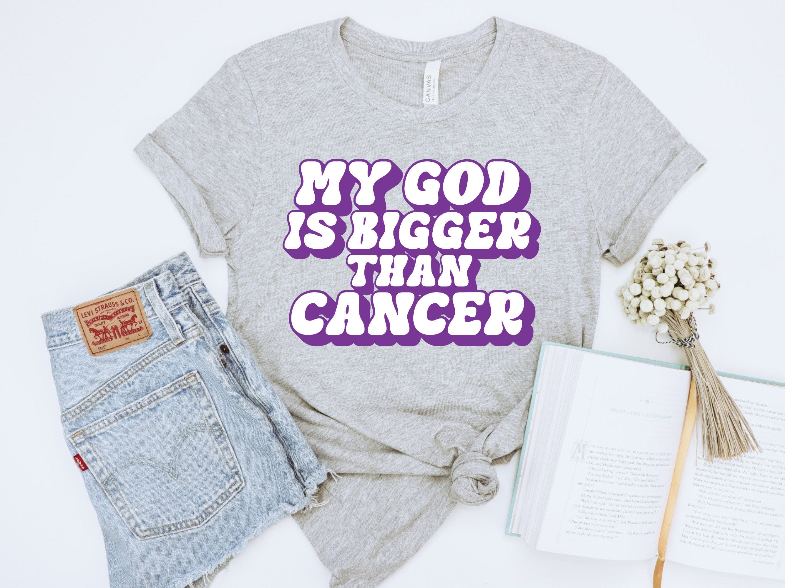 My God is Bigger Than Cancer SVG Pancreatic Cancer SVG - Etsy