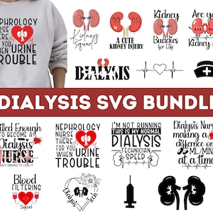 Dialysis SVG PNG Bundle| Dialysis Shirt| Dialysis Nurse Tech ...