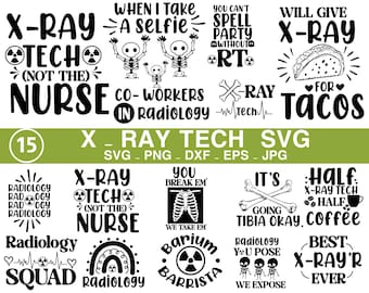 X Ray Tech Technician Svg Png Bundle - Etsy