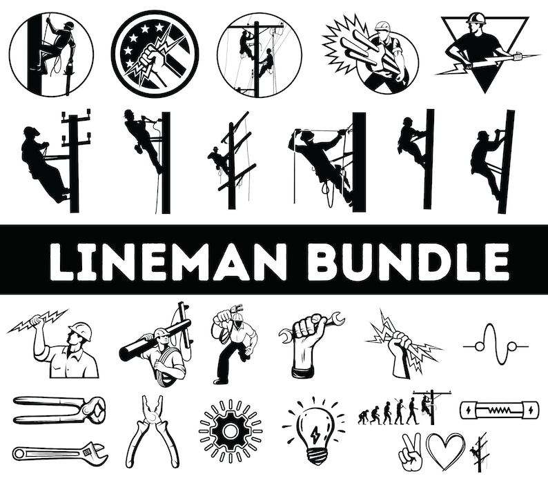 Lineman SVG PNG Bundle| Lineman Flag Svg| Lineworker Svg| Lineman ...