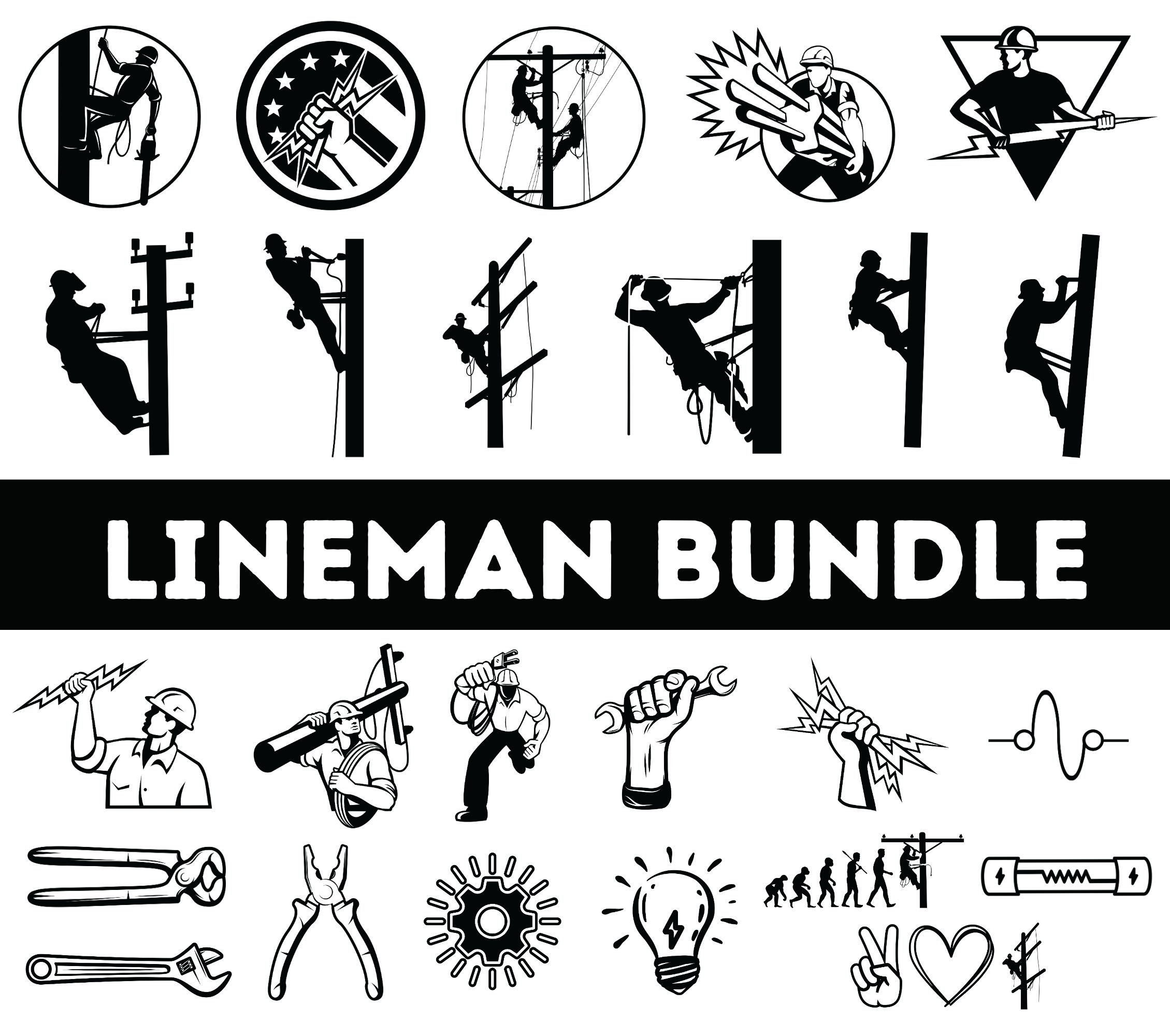 Lineman SVG PNG Bundle| Lineman Flag Svg| Lineworker Svg| Lineman ...