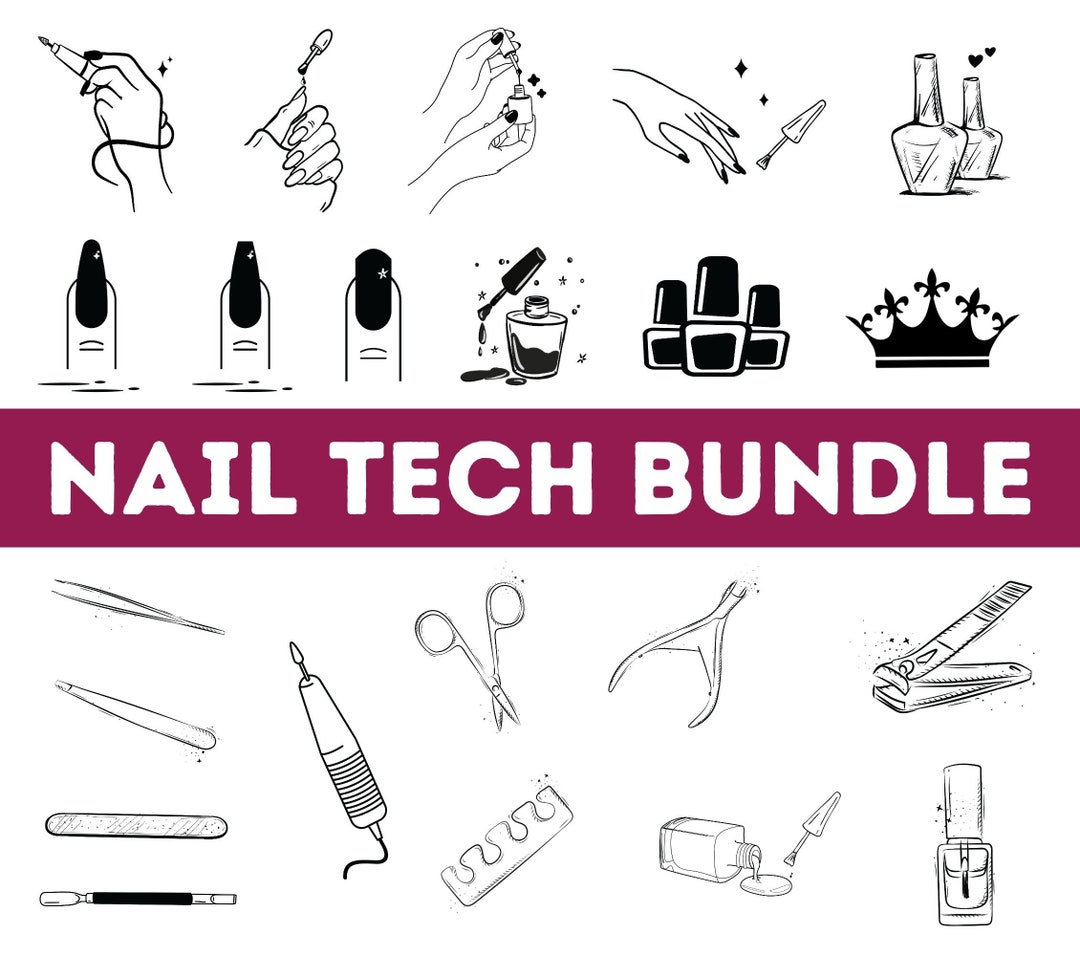 Nail Tech SVG Bundle| Nail Artist Svg Files| Nails Svg| Beauty Svg ...