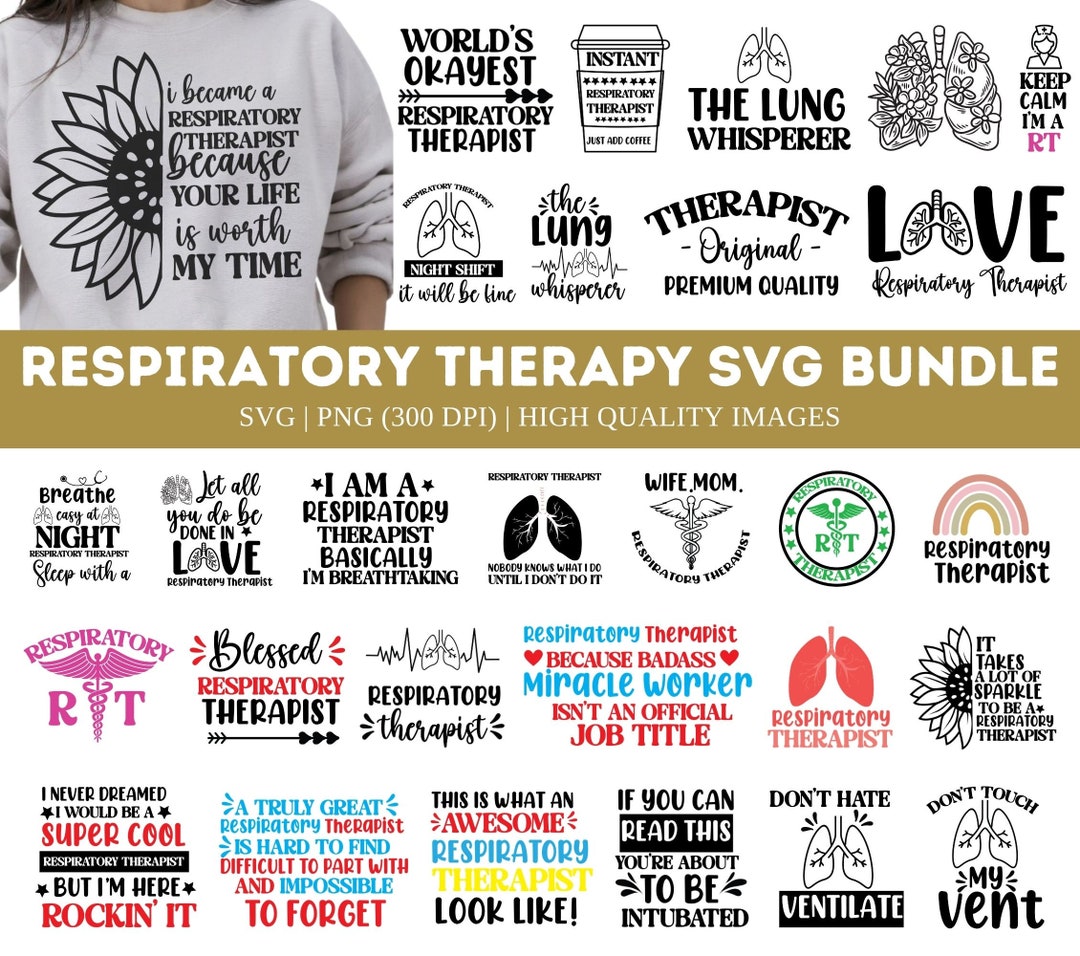 Respiratory Therapist SVG PNG Bundle| Respiratory Therapist Png ...