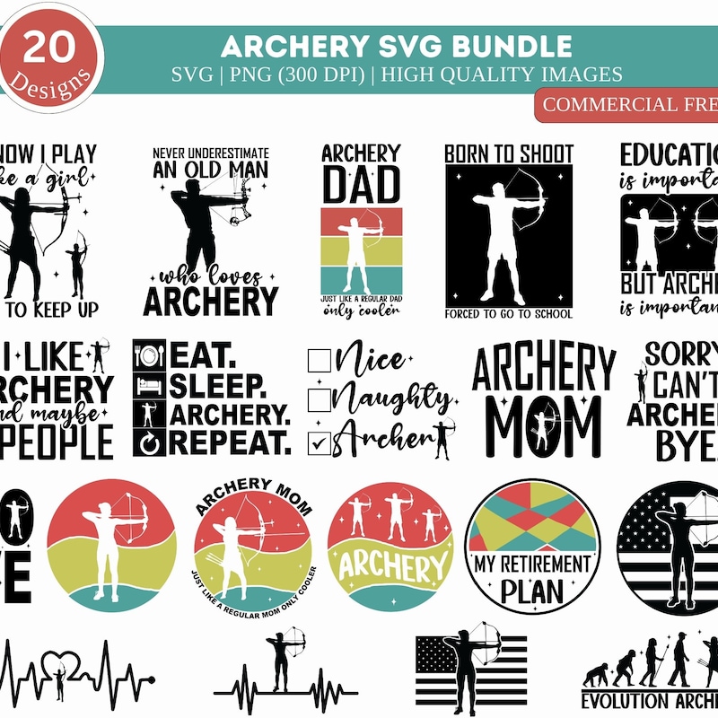 Archery Svg - Etsy
