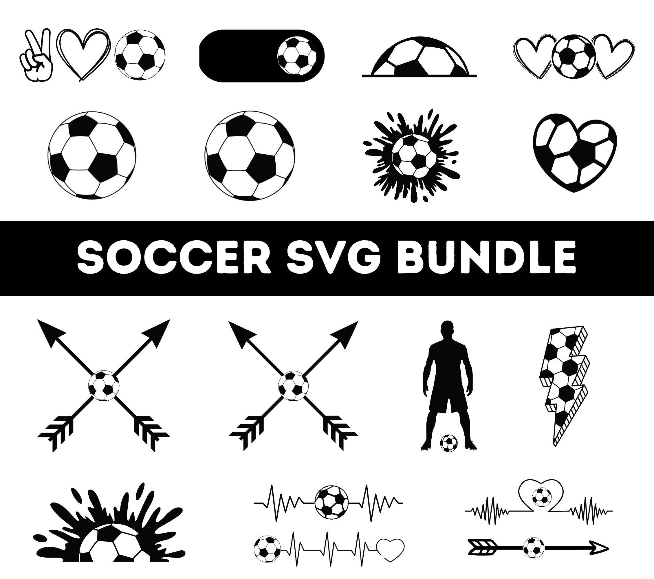 SOCCER SVG Bundle SOCCER Svg Svg Bundle Cut Files for Cricut Soccer ...