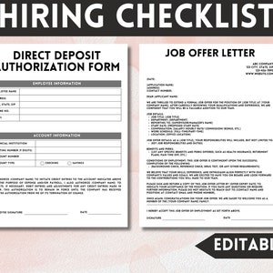 Editable Employee Onboarding Template, Employee Welcome Kit, Employee ...