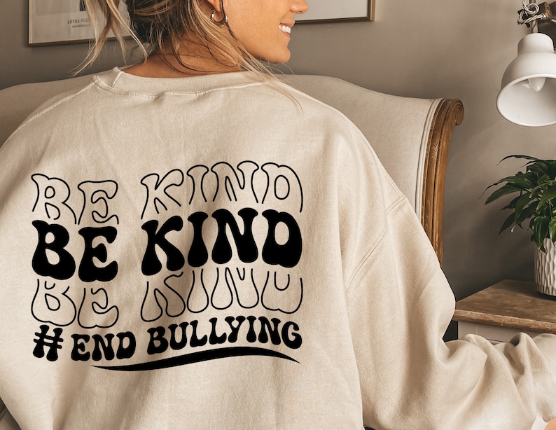 Be Kind SVG, Be Kind PNG, Be A Buddy Not A Bully Svg, Stop Bullying ...