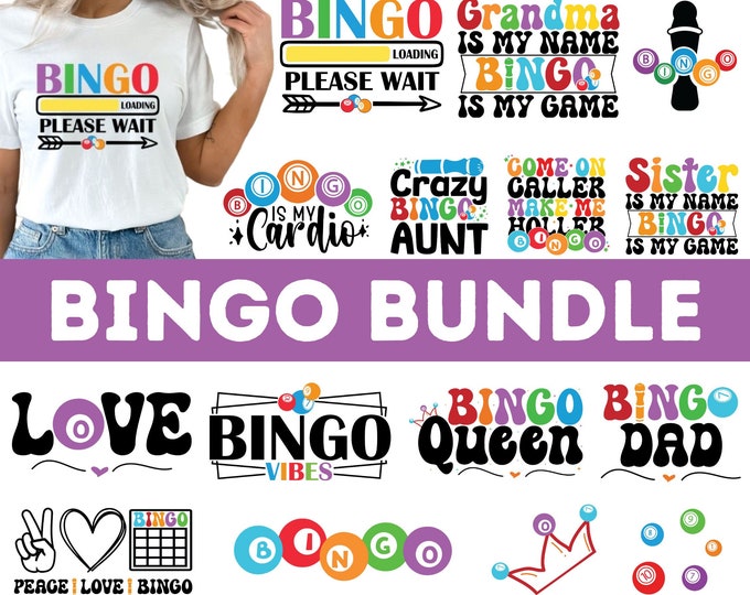 Bingo SVG Bundle: 30 Trending Designs for Commercial Use - Etsy Canada