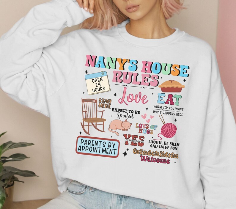 Gigi's House Rules PNG| Grandmother PNG| Mamaw's House Rules Png ...