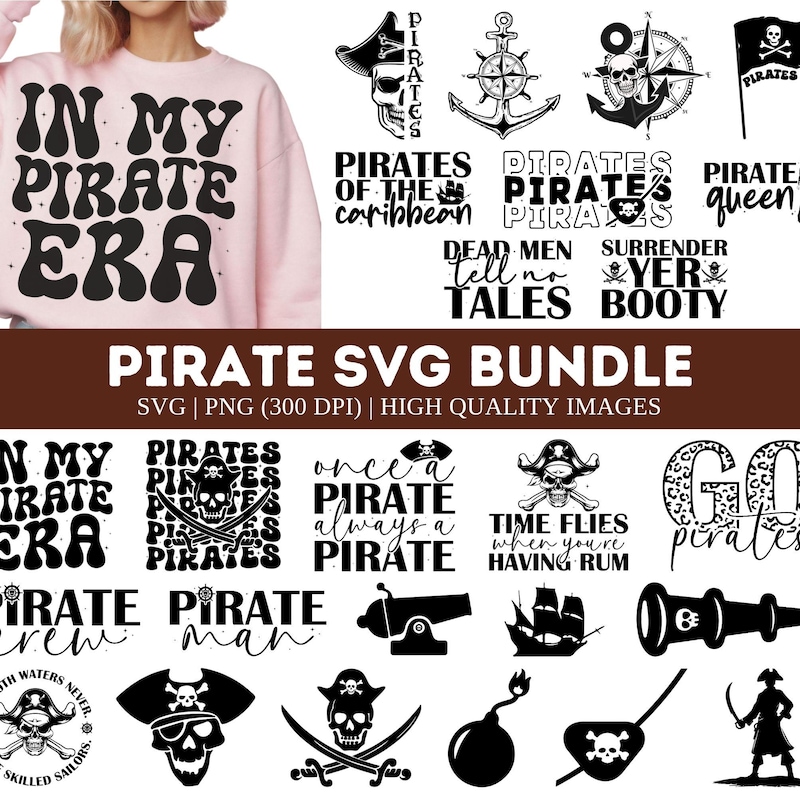 Pirate Svg - Etsy