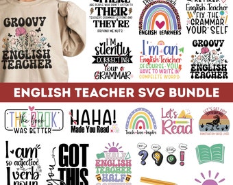 Teacher SVG (english) - Etsy