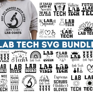 Lab Tech SVG PNG Bundle| Technician Svg| Science Svg| Chemistry Svg ...