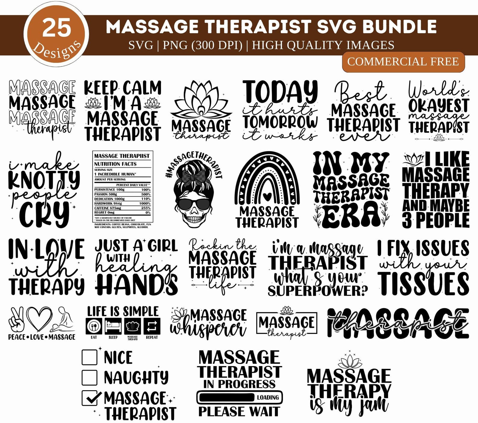 Massage Therapist Svg Bundle, Massage Therapy Svg, Massage Therapy is a ...