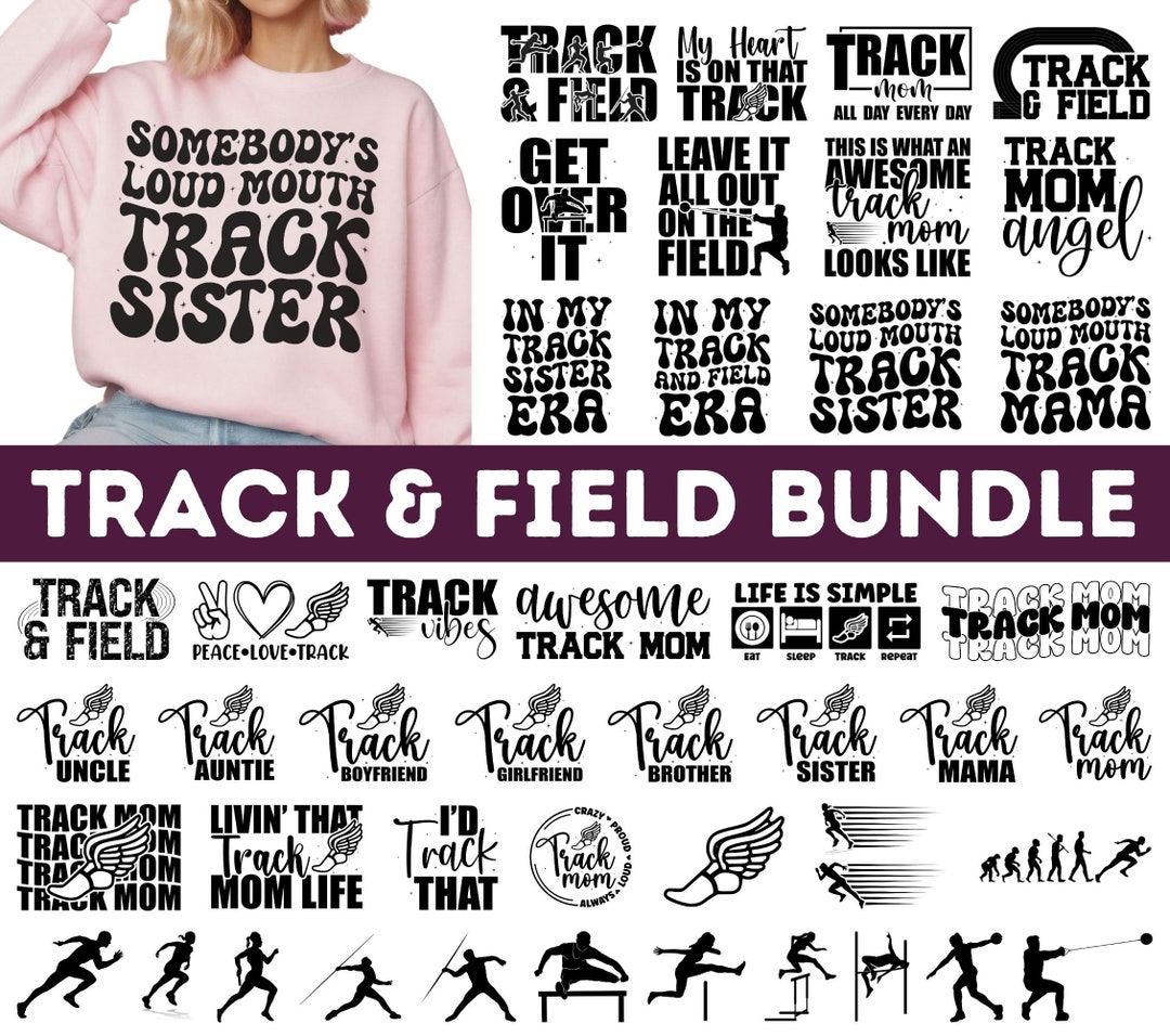 Track and Field SVG Bundle| Track and Field Png| Running Svg| Track Mom ...