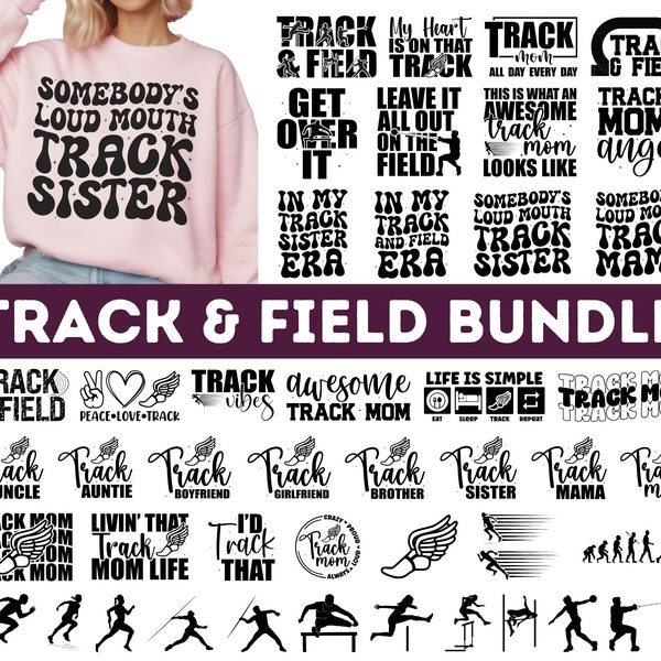 Track and Field Svg - Etsy