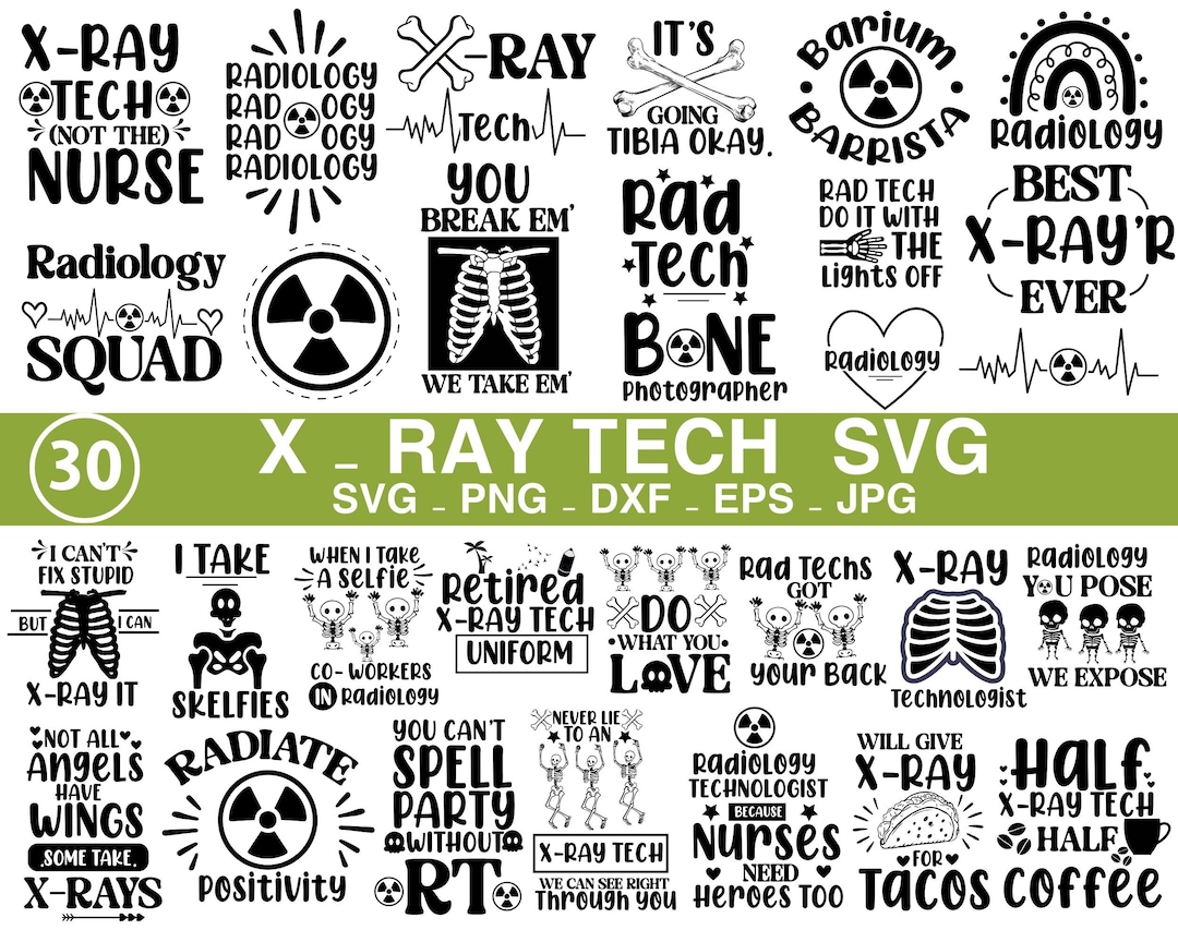 X Ray Tech SVG PNG Bundle| Radiology Svg Bundle| X Ray Technician Svg ...