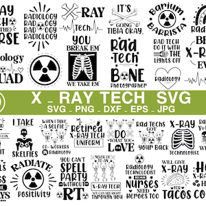 X Ray Tech SVG PNG Bundle| Radiology Svg Bundle| X Ray Technician Svg ...