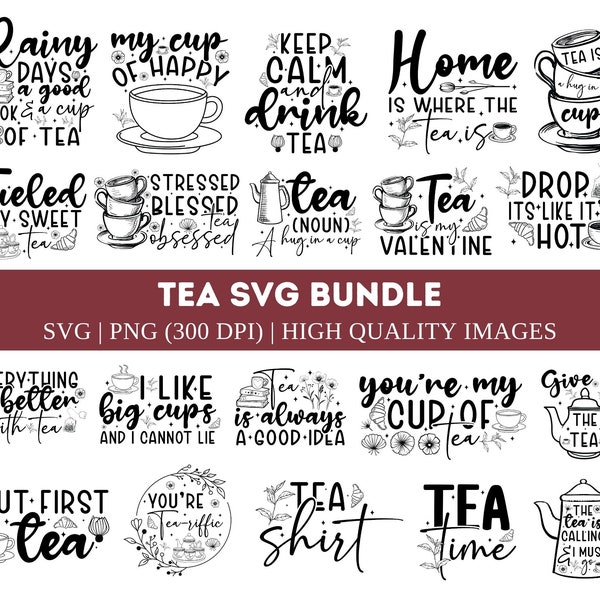 Tea Svg - Etsy