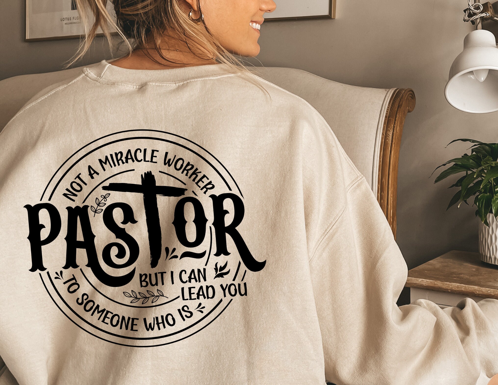 Pastor SVG Not A Miracle Worker Svg Pastor PNG I Can Lead - Etsy