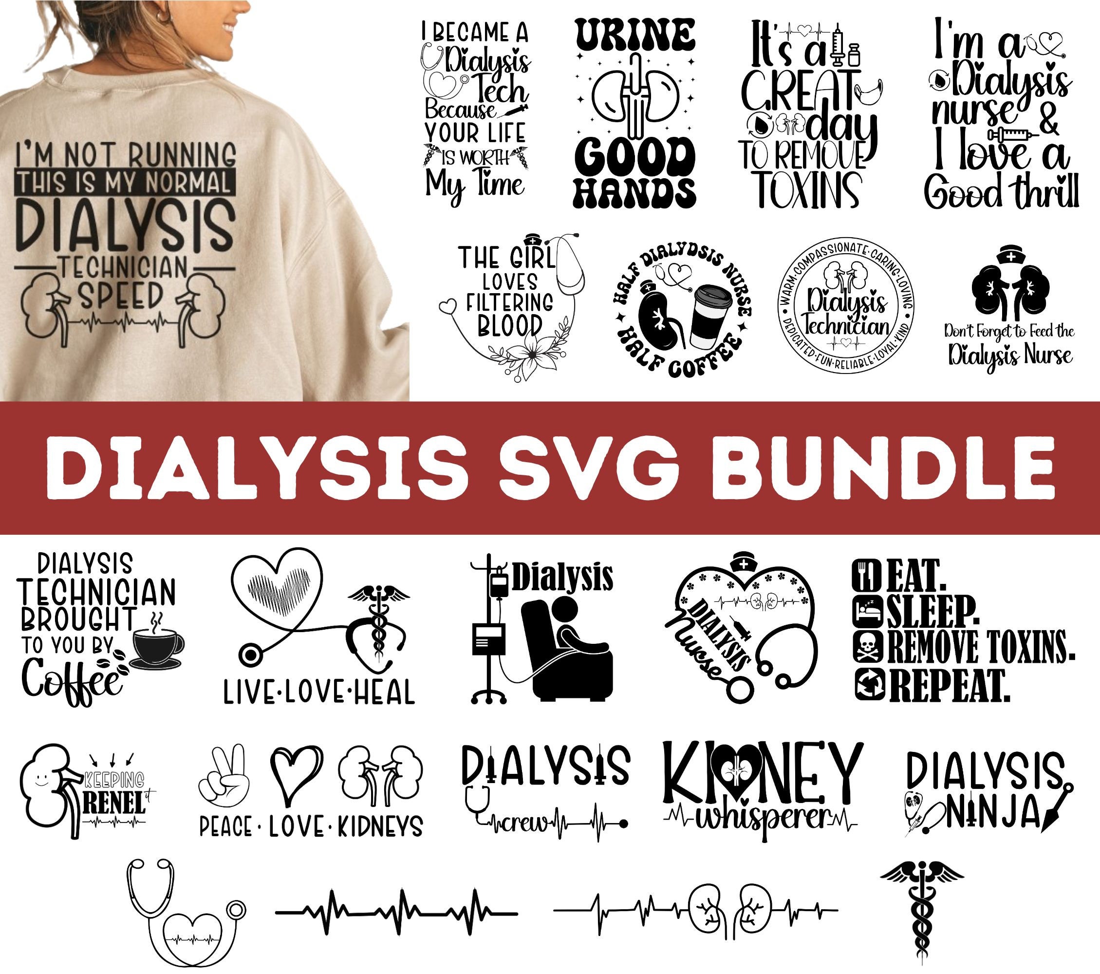 Dialysis SVG Bundle| Dialysis Cricut| Dialysis Cricut Bundle| Dialysis ...