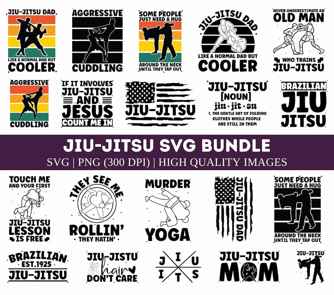 Jiu Jitsu SVG Bundle, Jiu Jitsu PNG Bundle, Jiu Jitsu Shirt Design ...