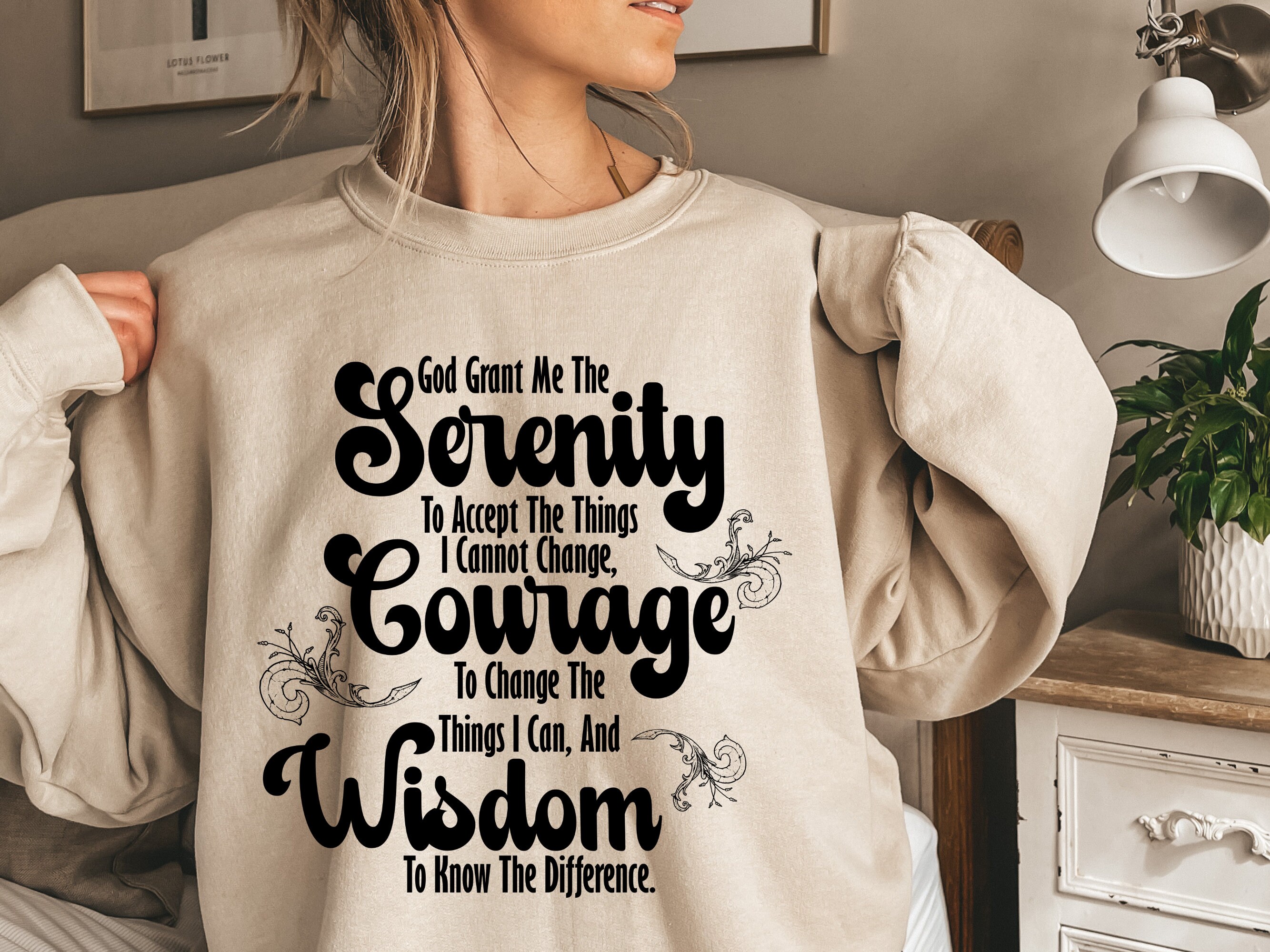 Serenity Prayer SVG, Serenity Courage Wisdom SVG, Church Svg ...