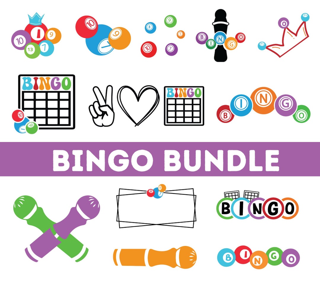 Bingo SVG PNG Bundle| Bingo Balls Svg| Bingo Card Svg| Bingo Dauber Svg ...
