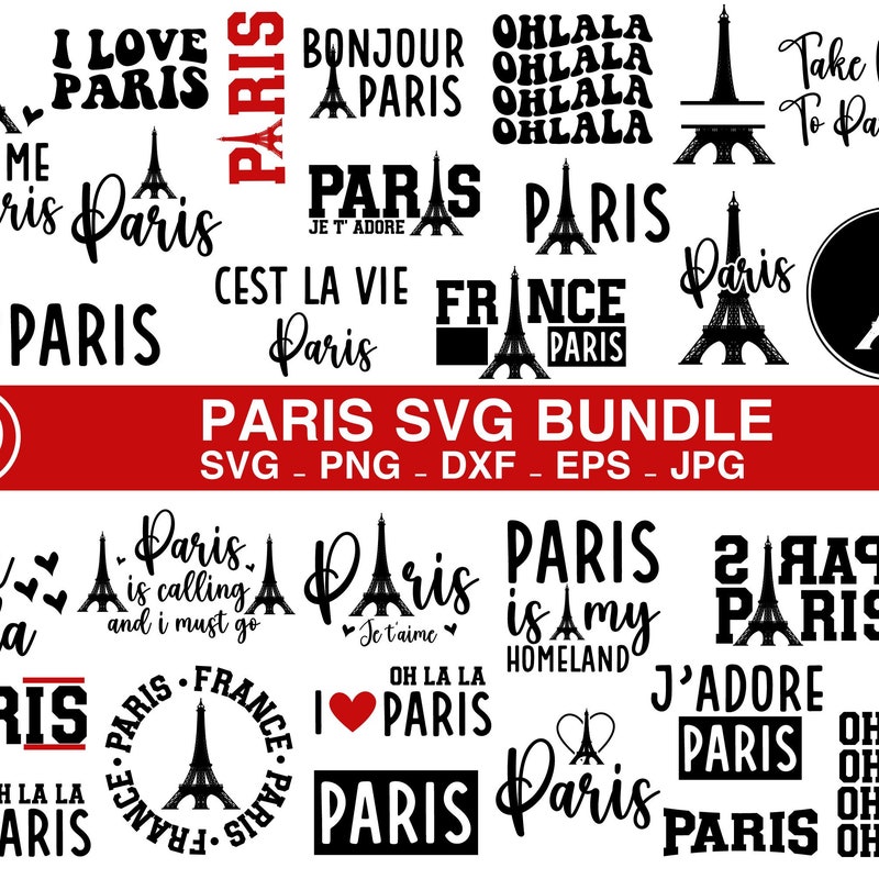Paris Svg - Etsy