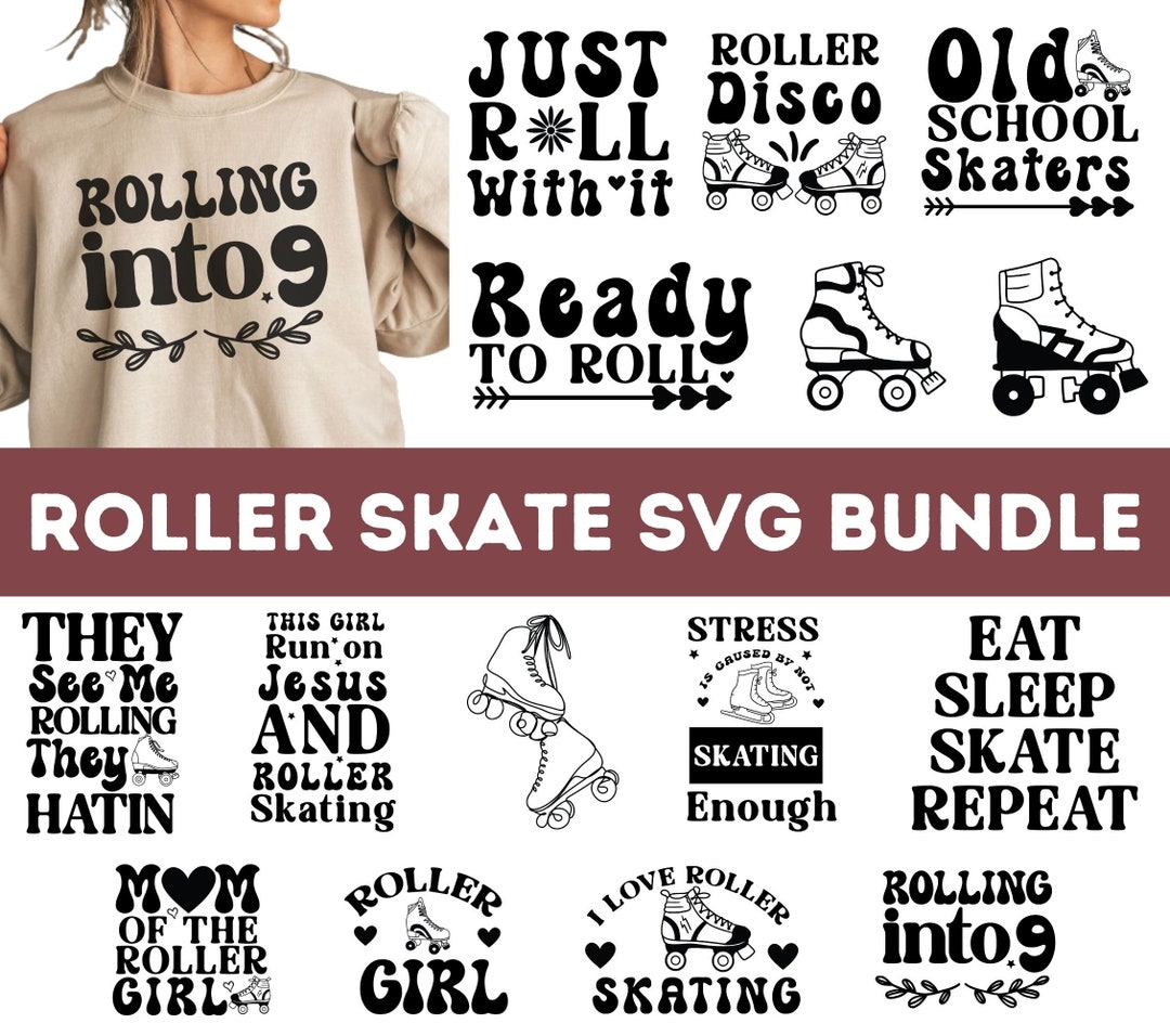 Roller Skating SVG Bundle Skating Svg Ice Skating Png Skating Png ...