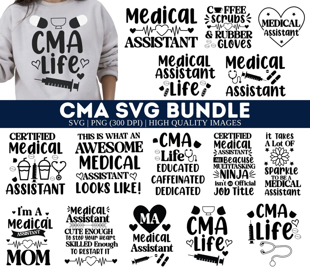 Medical Assistant SVG Bundle| Medical Assistant Png| Nurse Svg ...