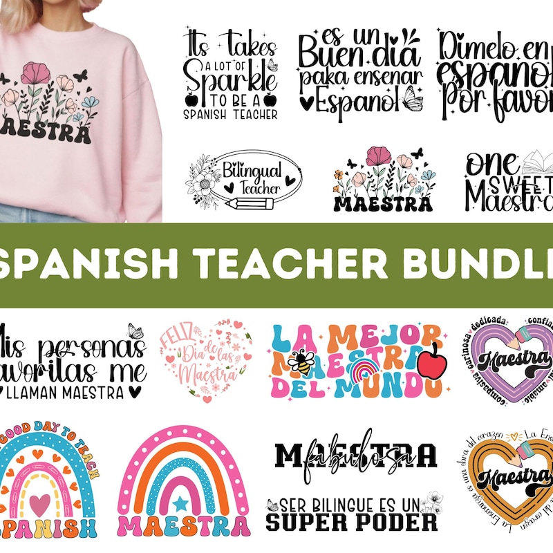 Spanish Teacher Svg - Etsy