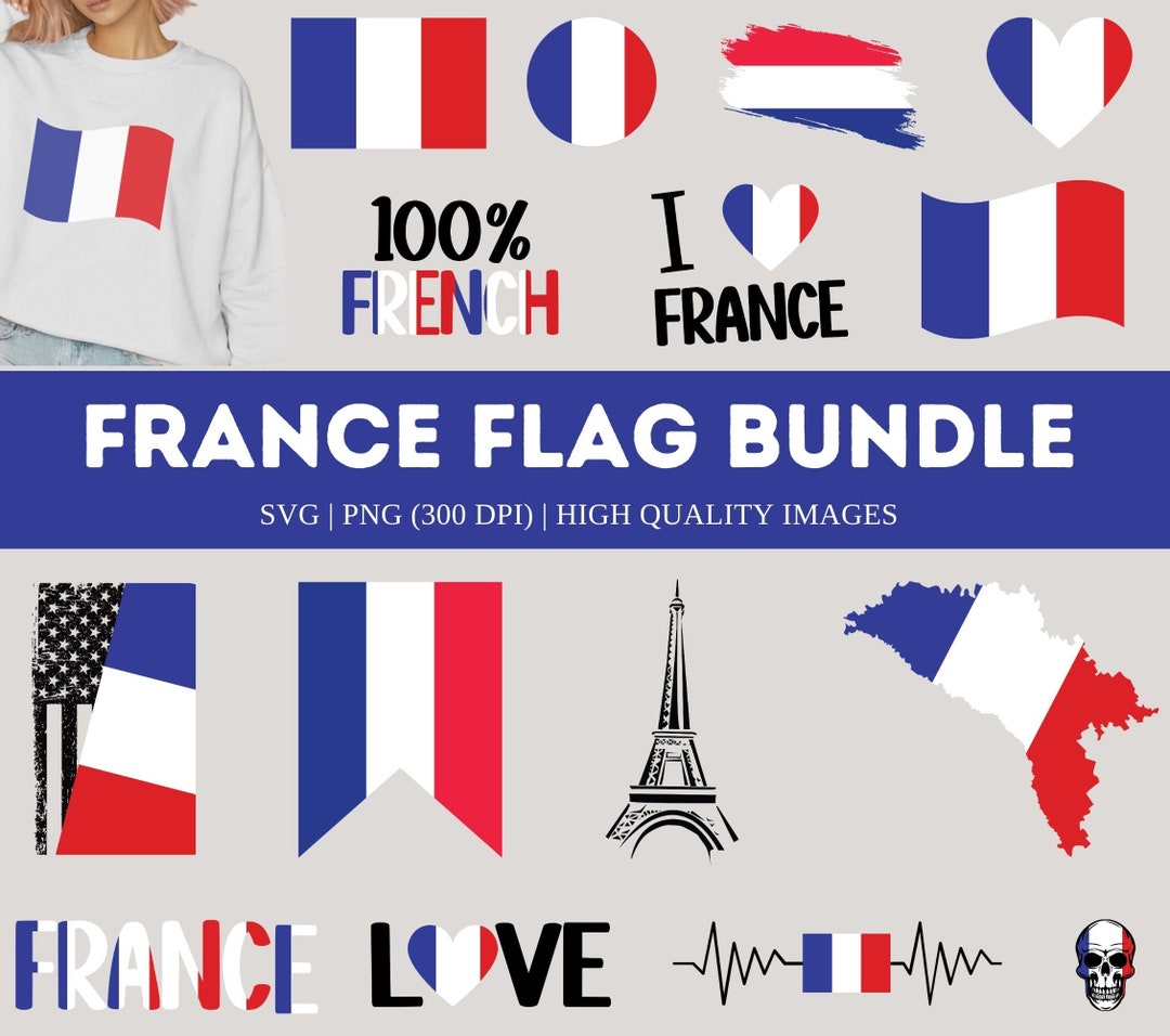 France Flag SVG PNG Bundle Bastille Day Svg French Flag Png France ...