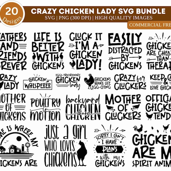 Chicken Lady - Etsy