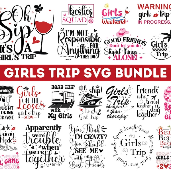 Girls Trip Svg - Etsy