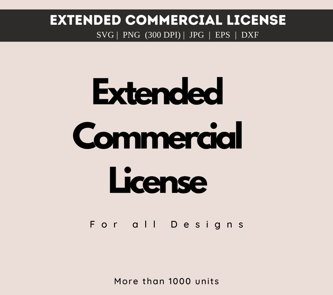 Commercial License for All Files, Clipart Commercial Use, License for ...