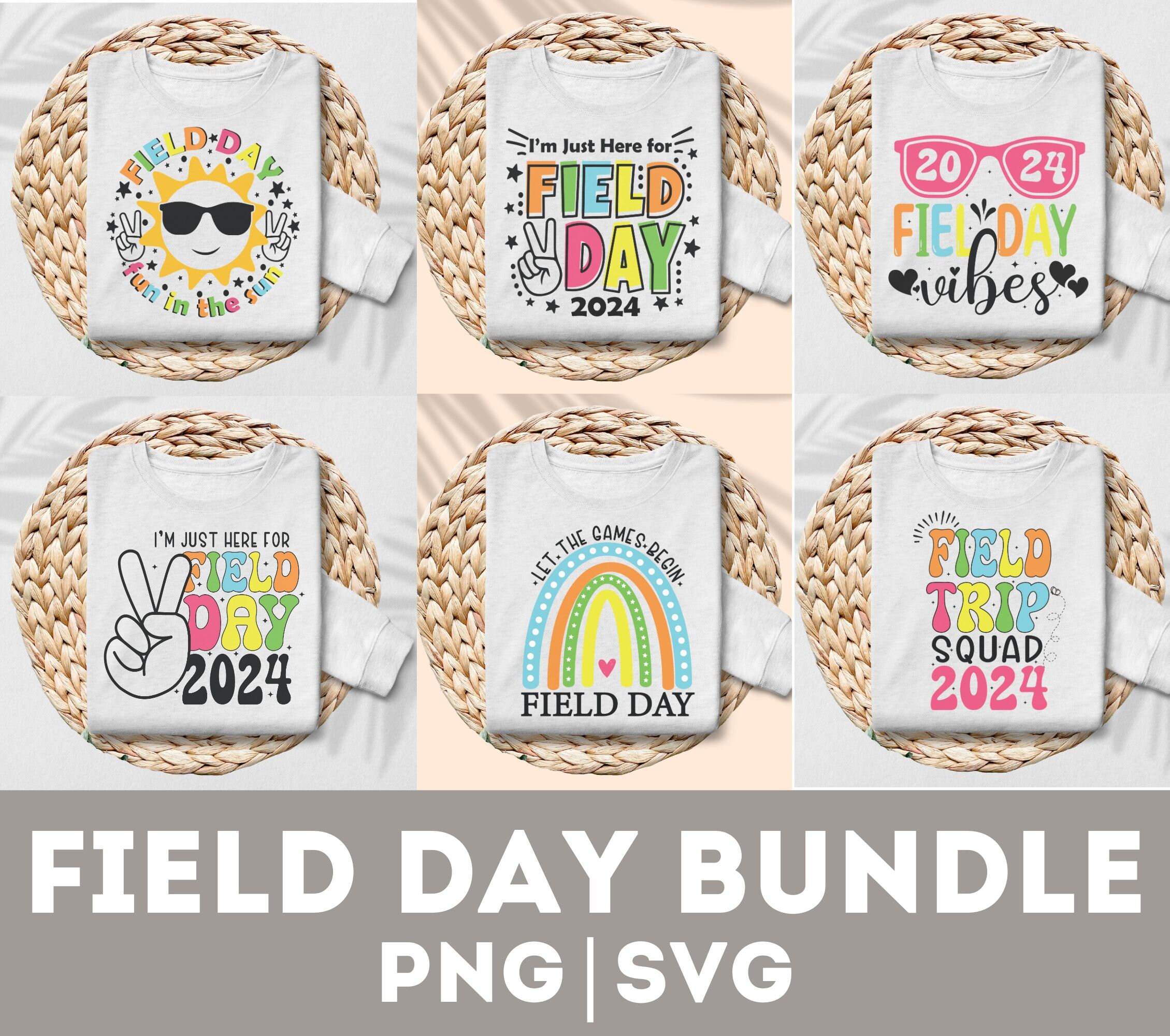 Field Day SVG PNG 2024 Bundle Teacher Svg Field Day Svg Last Day of ...