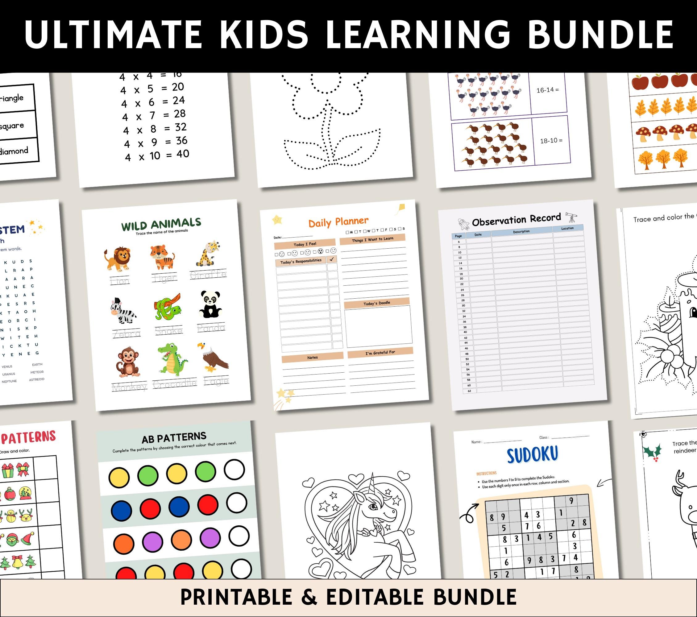 Kids Education Resources Teachers Parents Worksheets for Kids Classroom ...