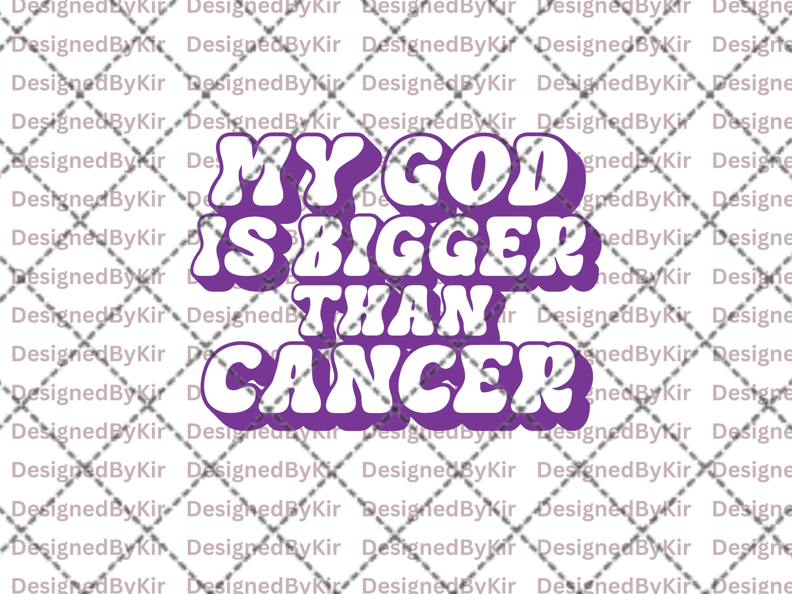 My God is Bigger Than Cancer SVG Pancreatic Cancer SVG - Etsy