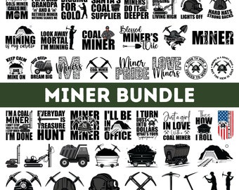 Miner SVG PNG Bundle| Mining Svg| Miner Cricut| Miner Png| Miner Quotes ...