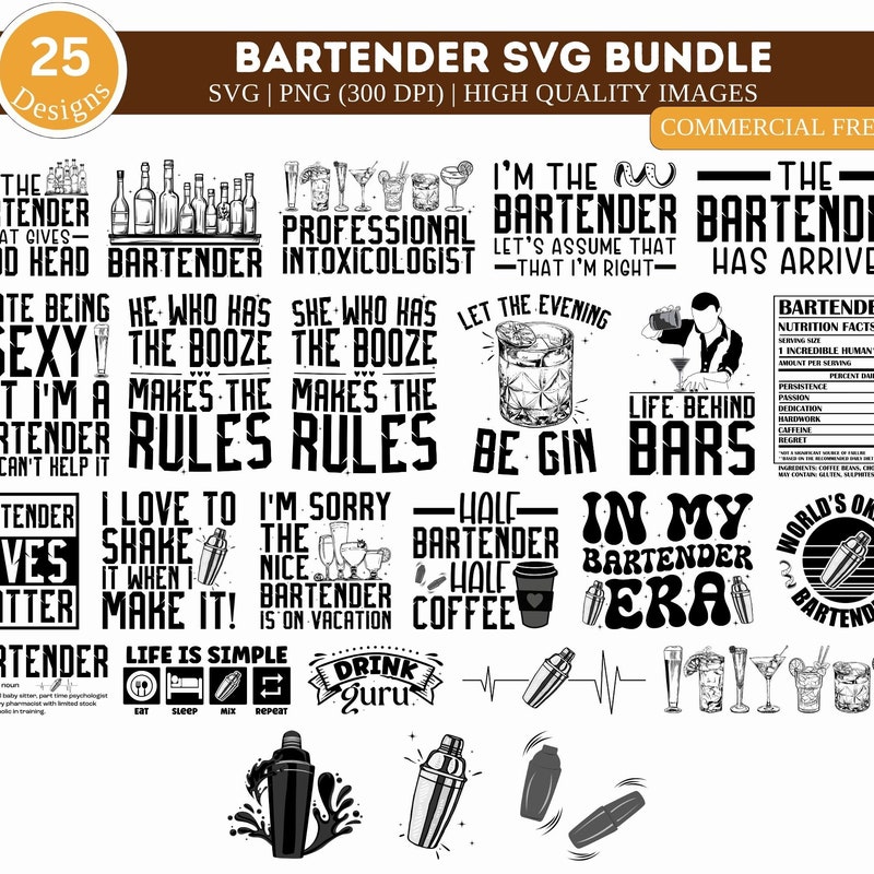 Bartender Sign - Etsy