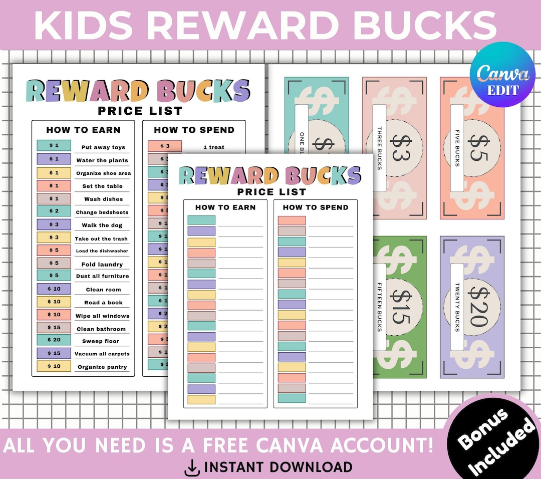 Billets de récompense pour enfants à imprimer, Coupons de récompense ...