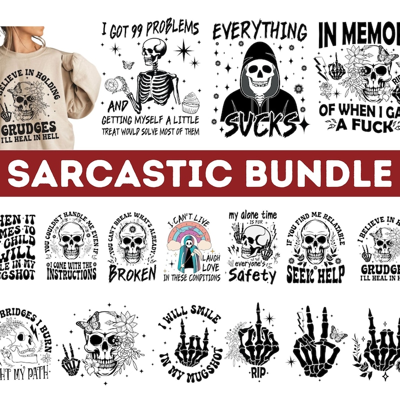 Sarcastic Svg - Etsy