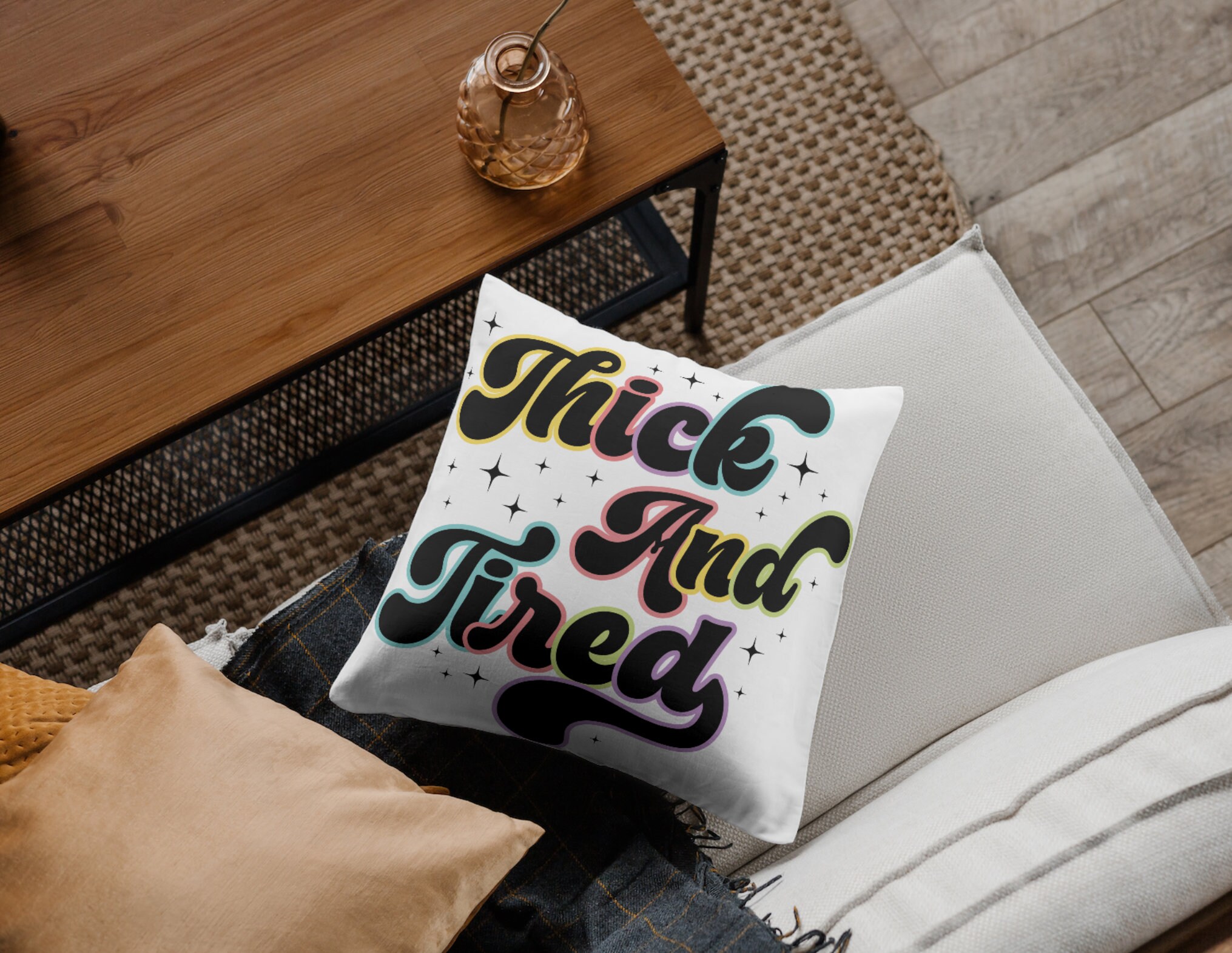 Thick and Tired SVG, Thick and Tired PNG, Thick Svg, Tired Svg, Neon ...