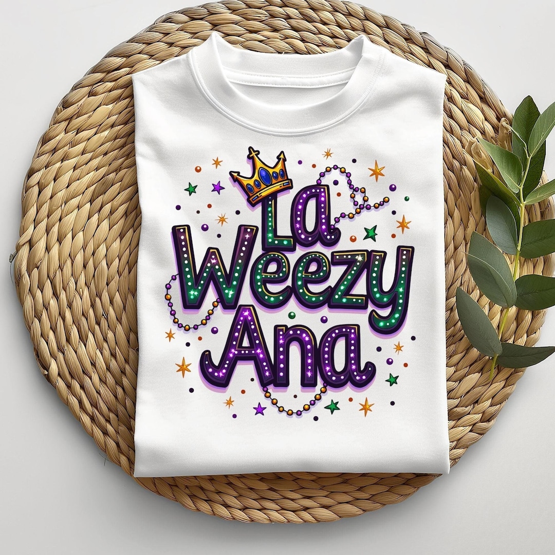 La Weezy Ana Png Digital Download,la Weezy Ana Mardi Gras Png, Cajun ...