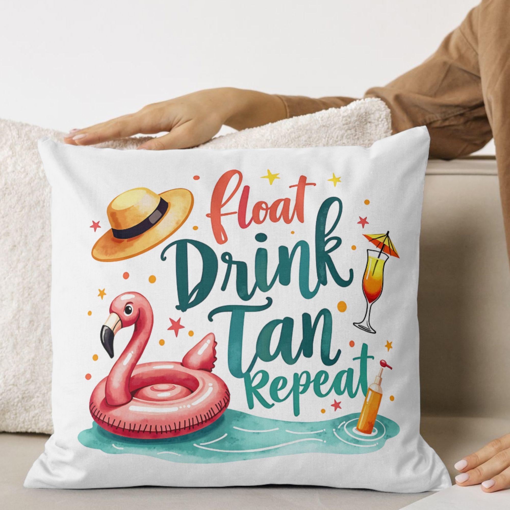 Float Drink Tan Repeat Png Summer Png Swimming Pool Party Clipart Day ...