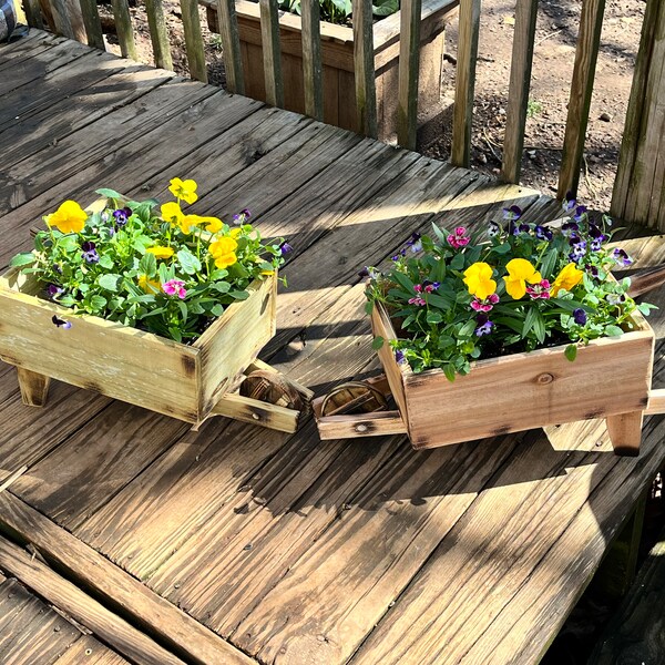 Wheelbarrow Planter - Etsy