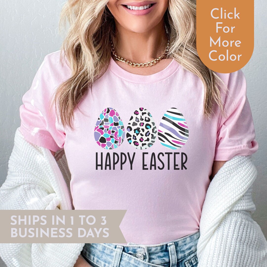 Leopard Bunnies Shirt,easter Family Matching Tee,matching Bunny Shirts ...