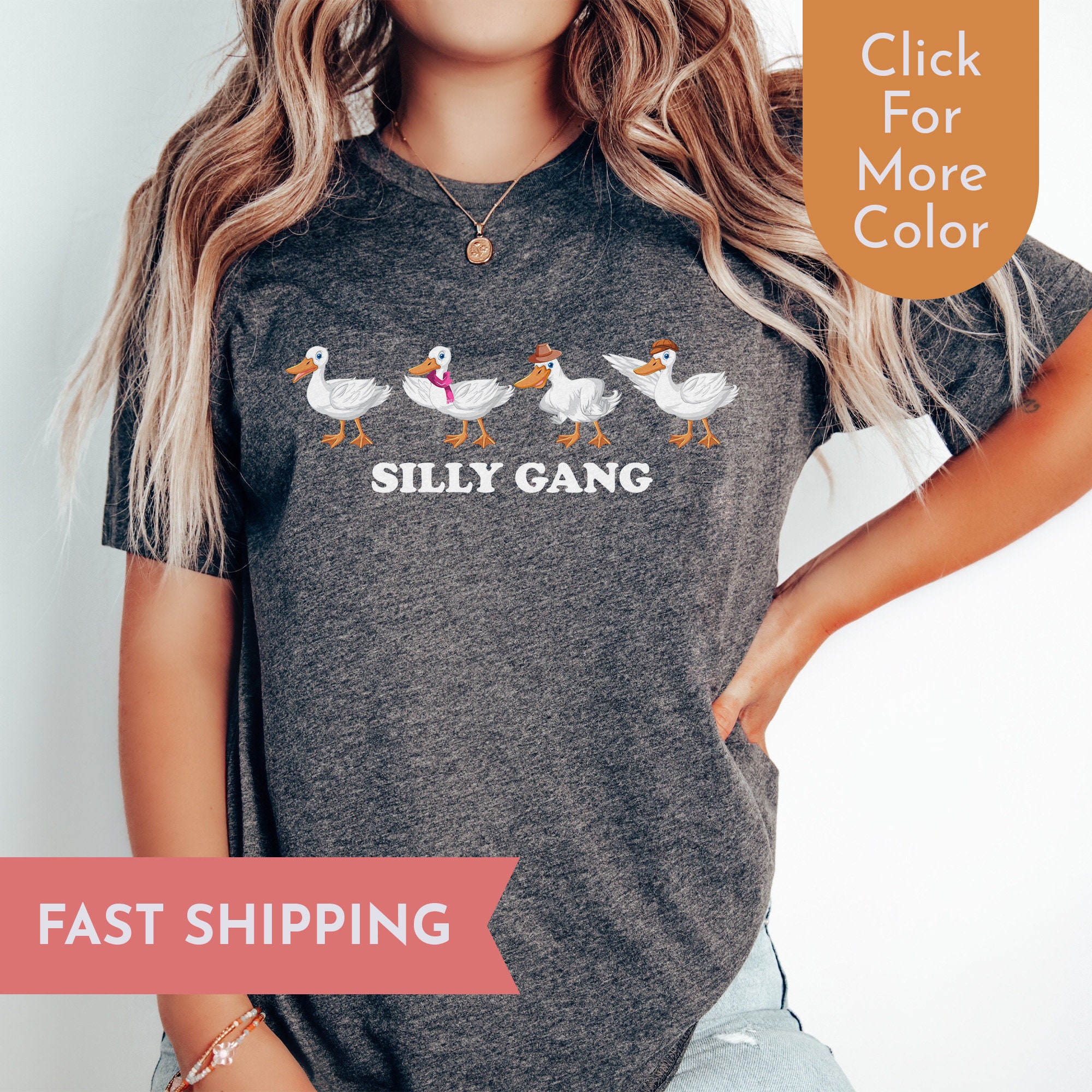 Goofy Silly Gang Shirt Goose Bumps Crewneck, Funny Shirts, Unisex Goose ...
